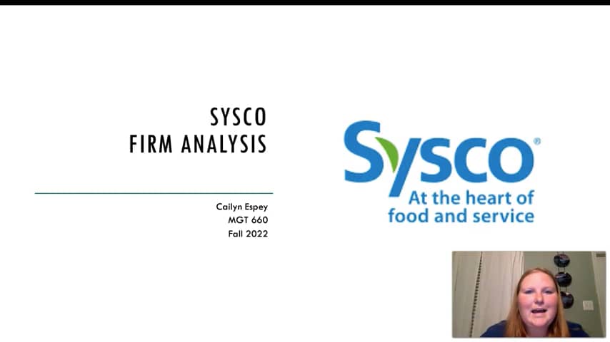 Sysco Presentation on Vimeo