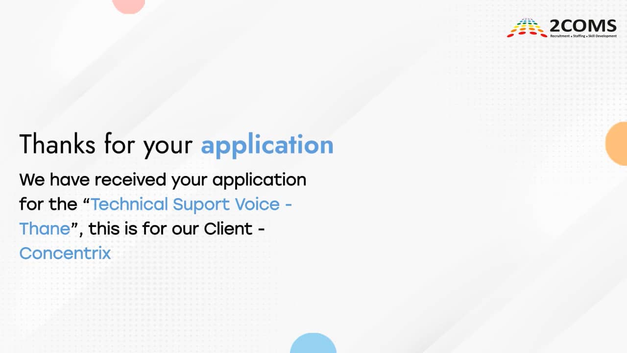 Technical Support Voice - Thane (Concentrix) on Vimeo
