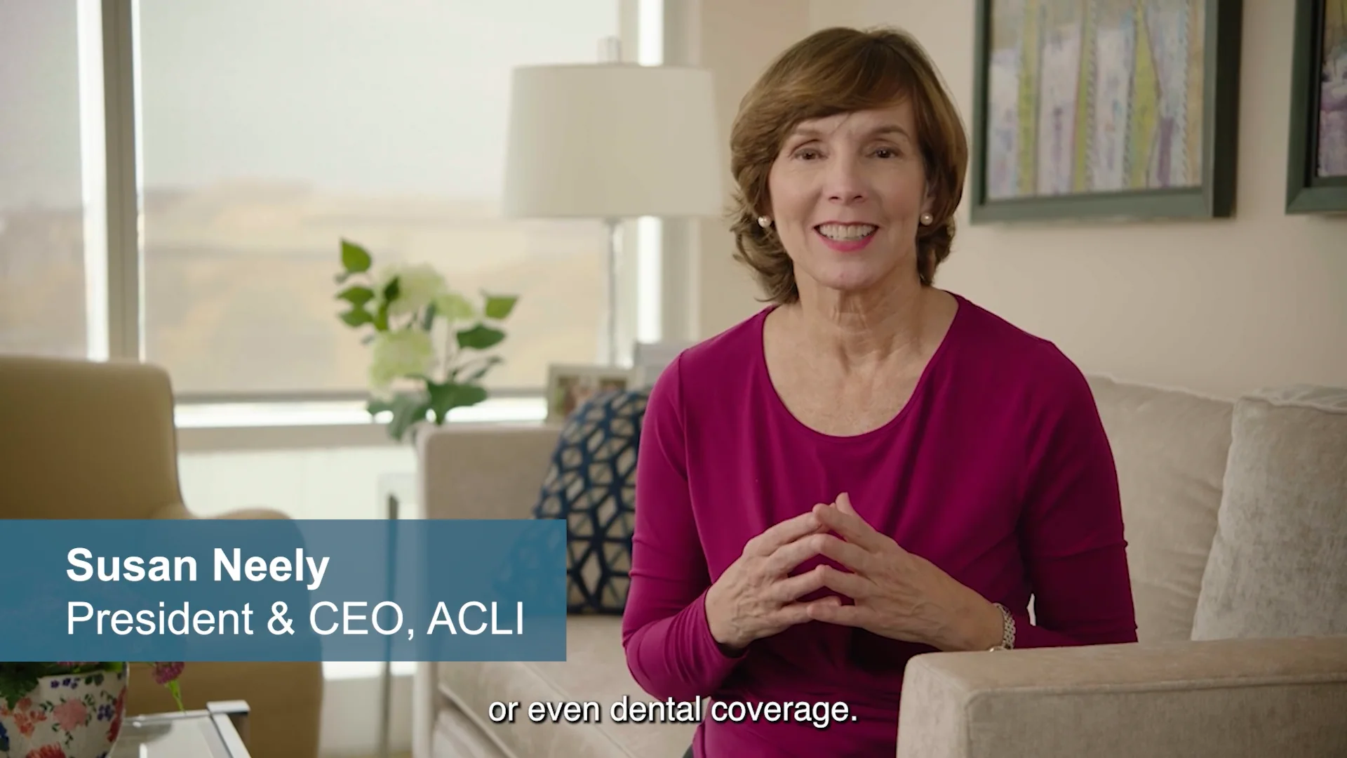 ACLI President & CEO Susan Neely on Workplace Benefits on Vimeo