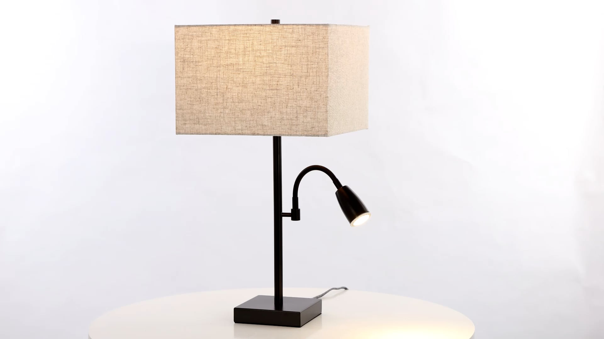 Austin 25.5" 2-Light Table Lamp, USB Port, Oil Rubbed Bronze, Set of 2 ...