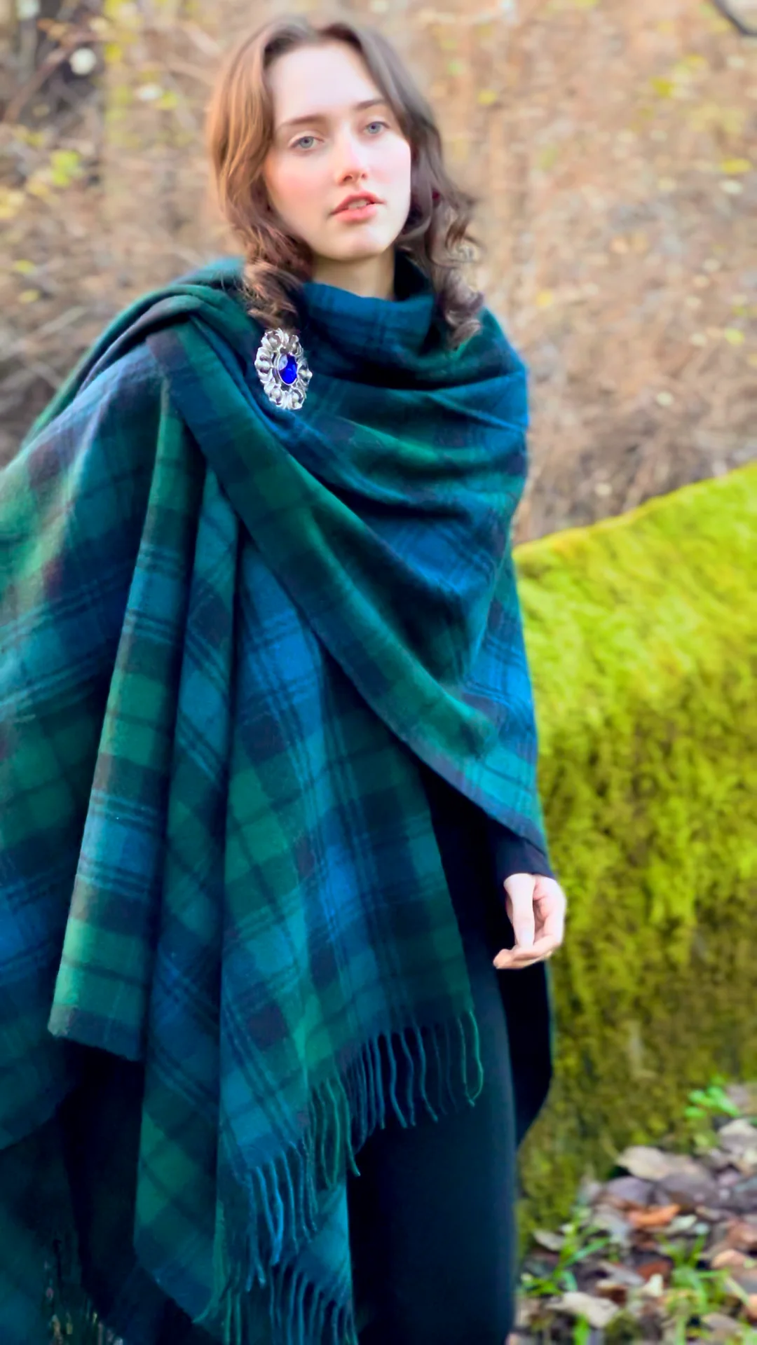 Great Scot Highlander Ruana | Extra Warmth on Vimeo
