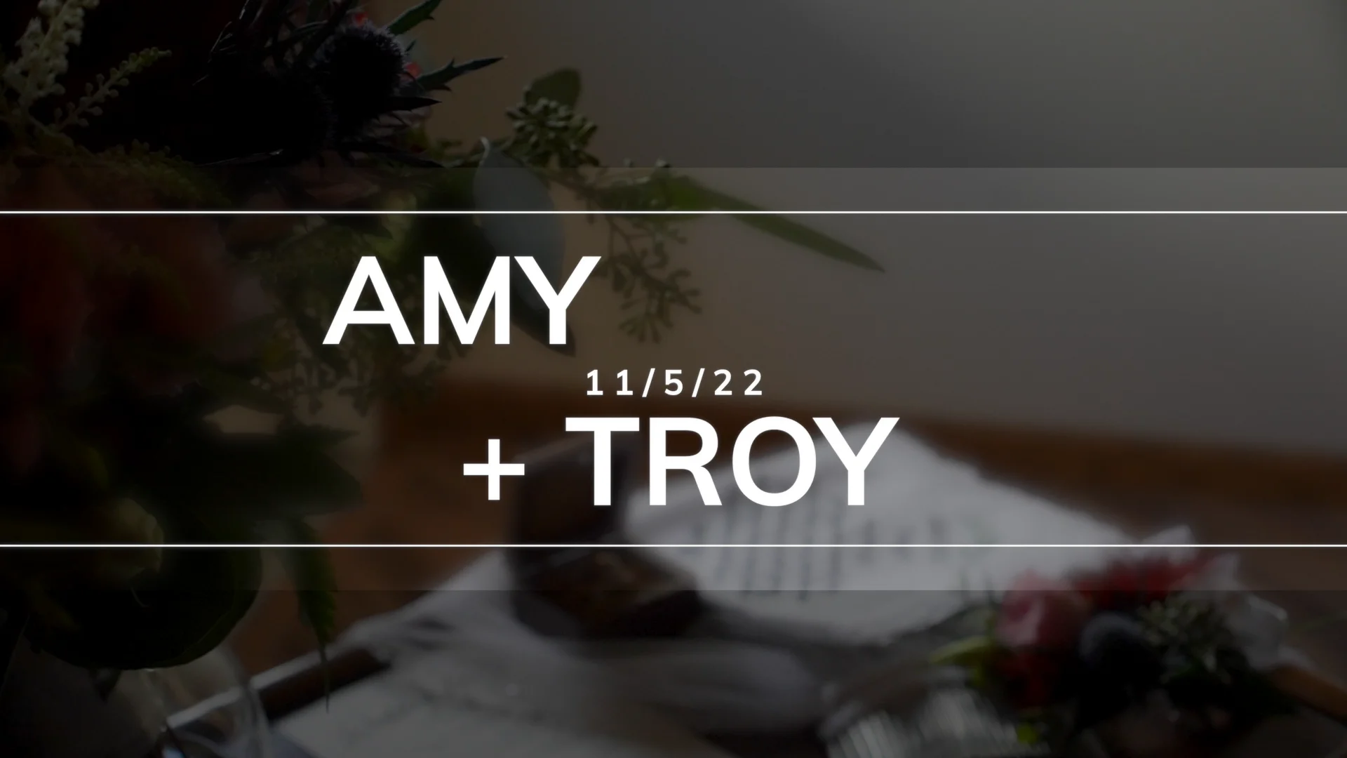 Amy & Troy Highlight.mp4 on Vimeo