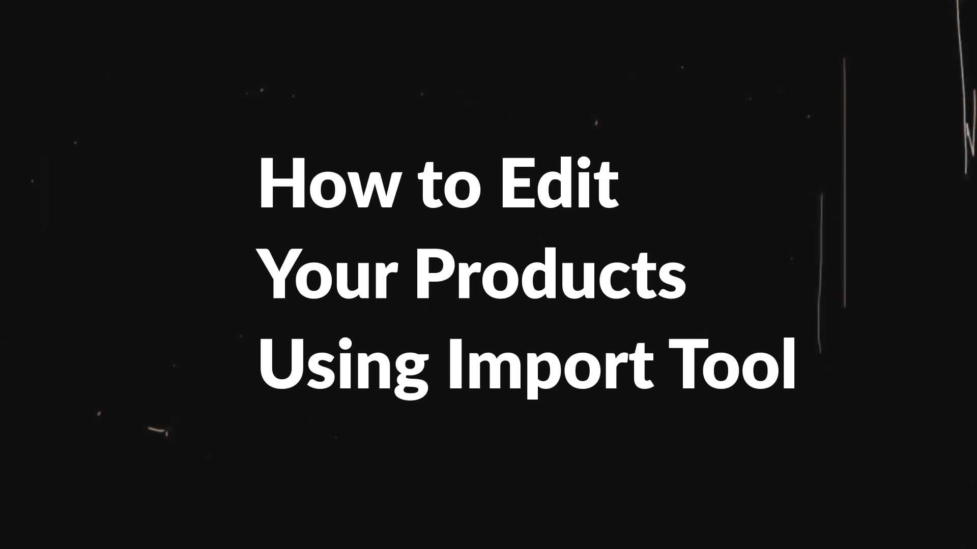 Import CSV on Vimeo