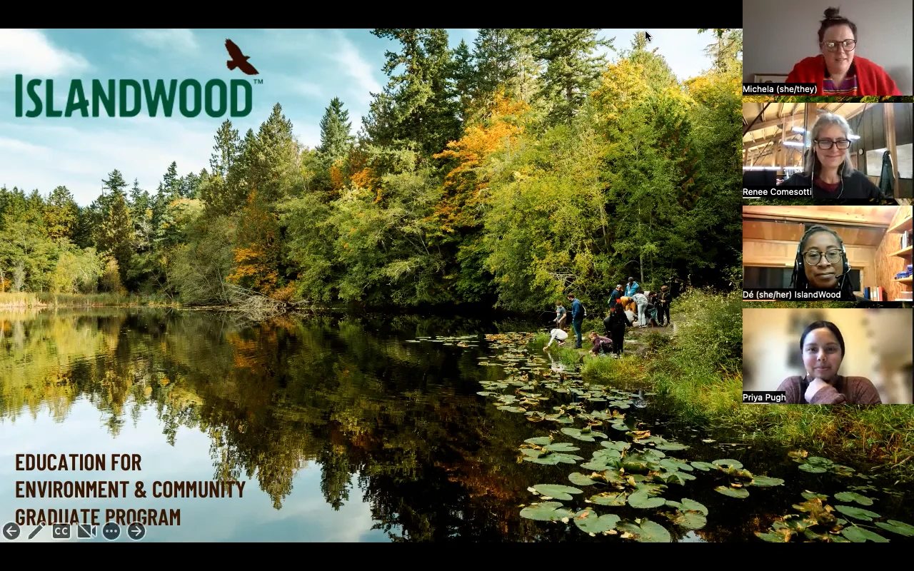 IslandWood's Graduate Program for Environment, Education, and Community ...