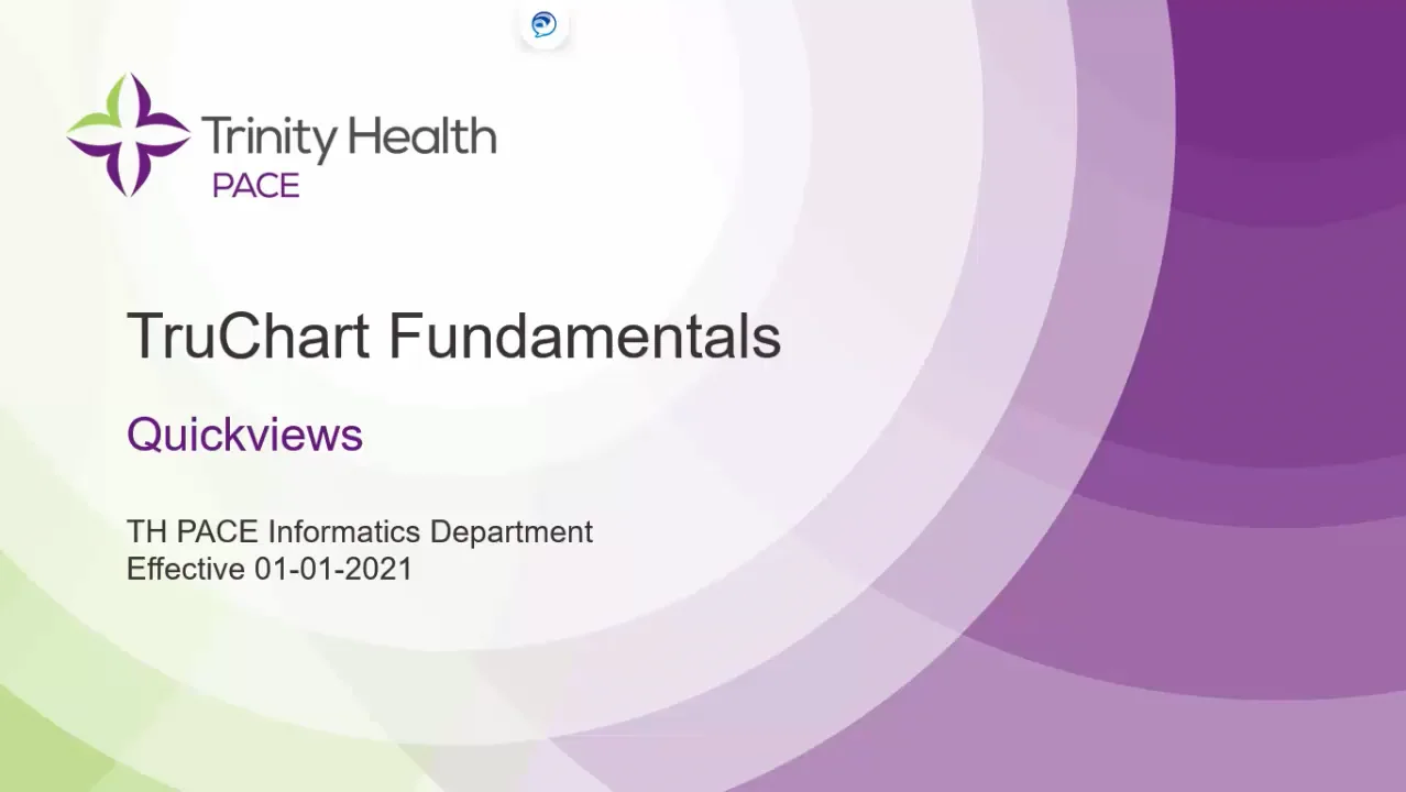 TruChart Fundamentals 20.x - Quickviews on Vimeo