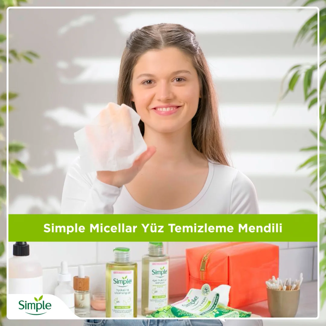 Simple - Micellar Yüz Temizleme Mendili on Vimeo
