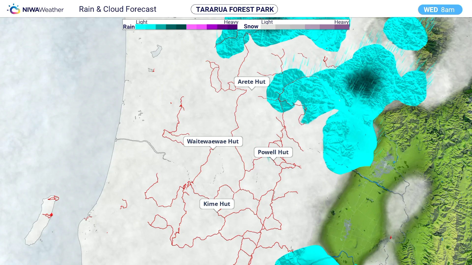 Tararua Forest Park Weather Outlook on Vimeo