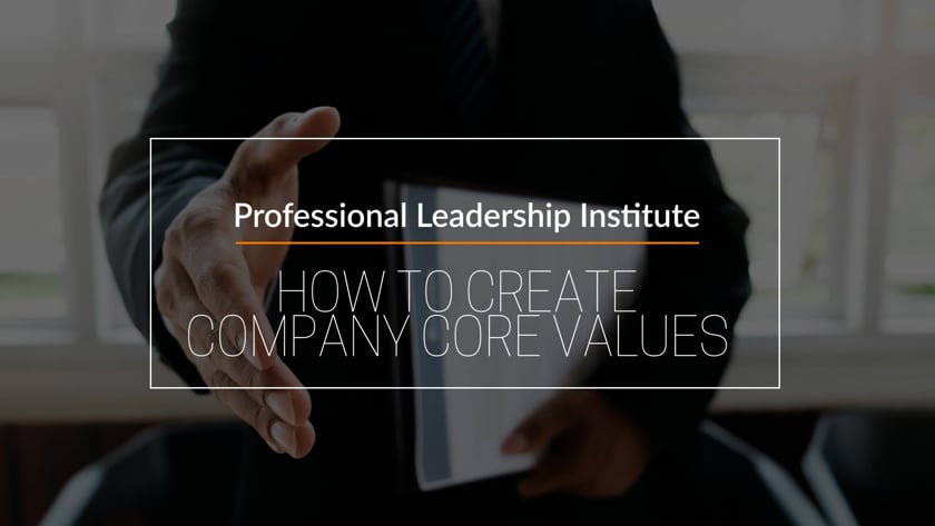 How To Create Company Core Values Pli