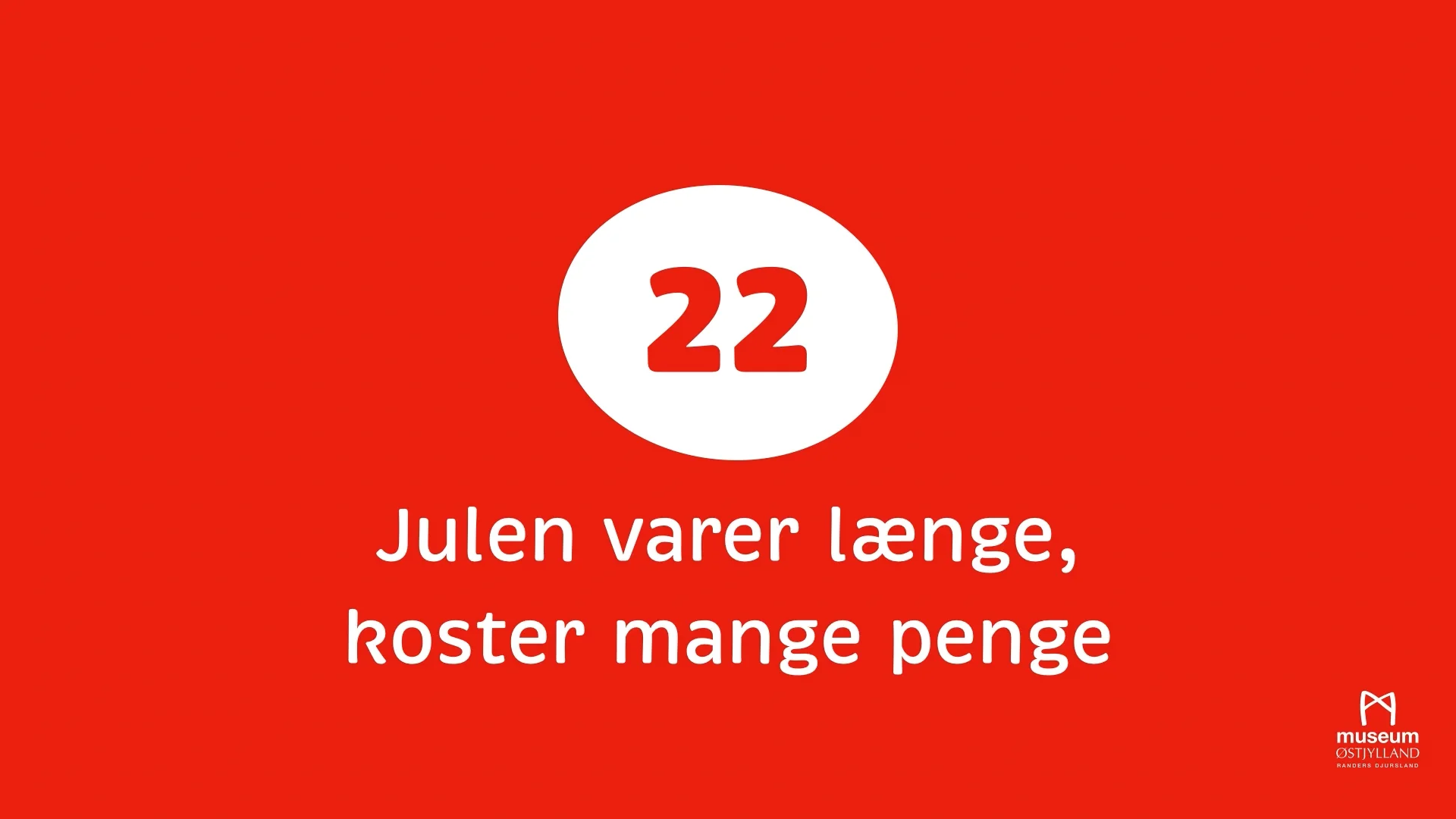 22. Julen varer længe, koster mange penge on Vimeo