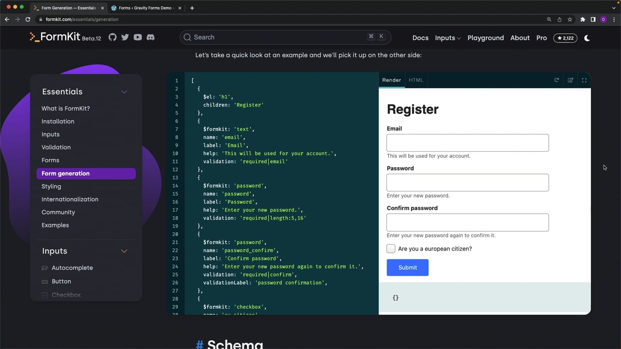Generate Forms from a Schema - A Vue.js Lesson From our Vue.js... Generate Forms from a Schema - A Vue.js Lesson From our Vue.js...
