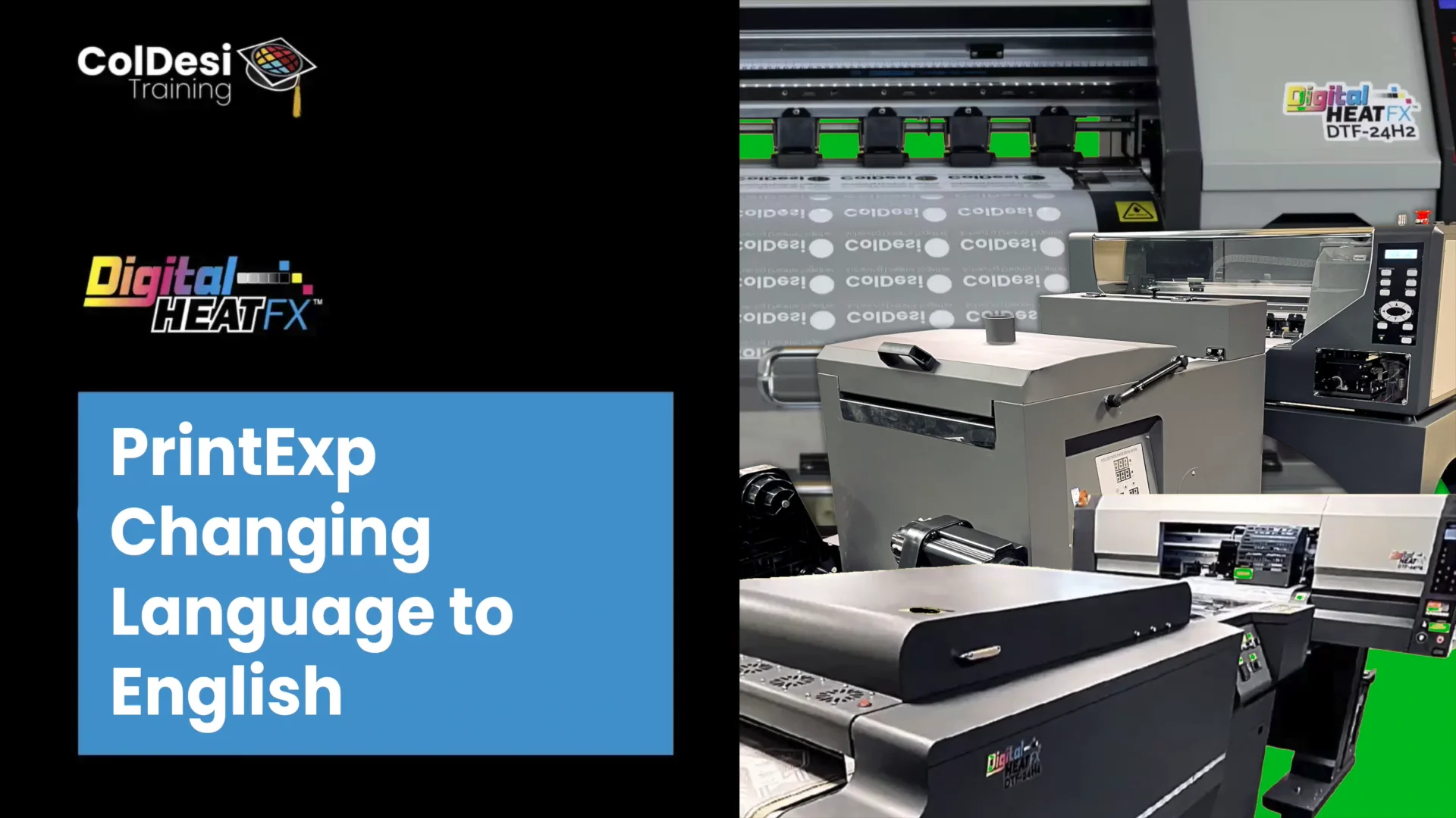 PrintExp - Changing Language to English