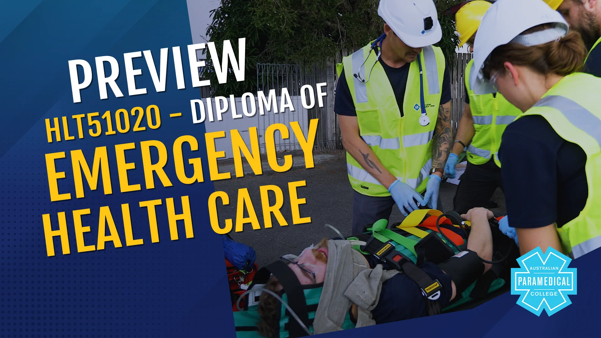 Diploma of Emergency Health Care | Course Preview on Vimeo