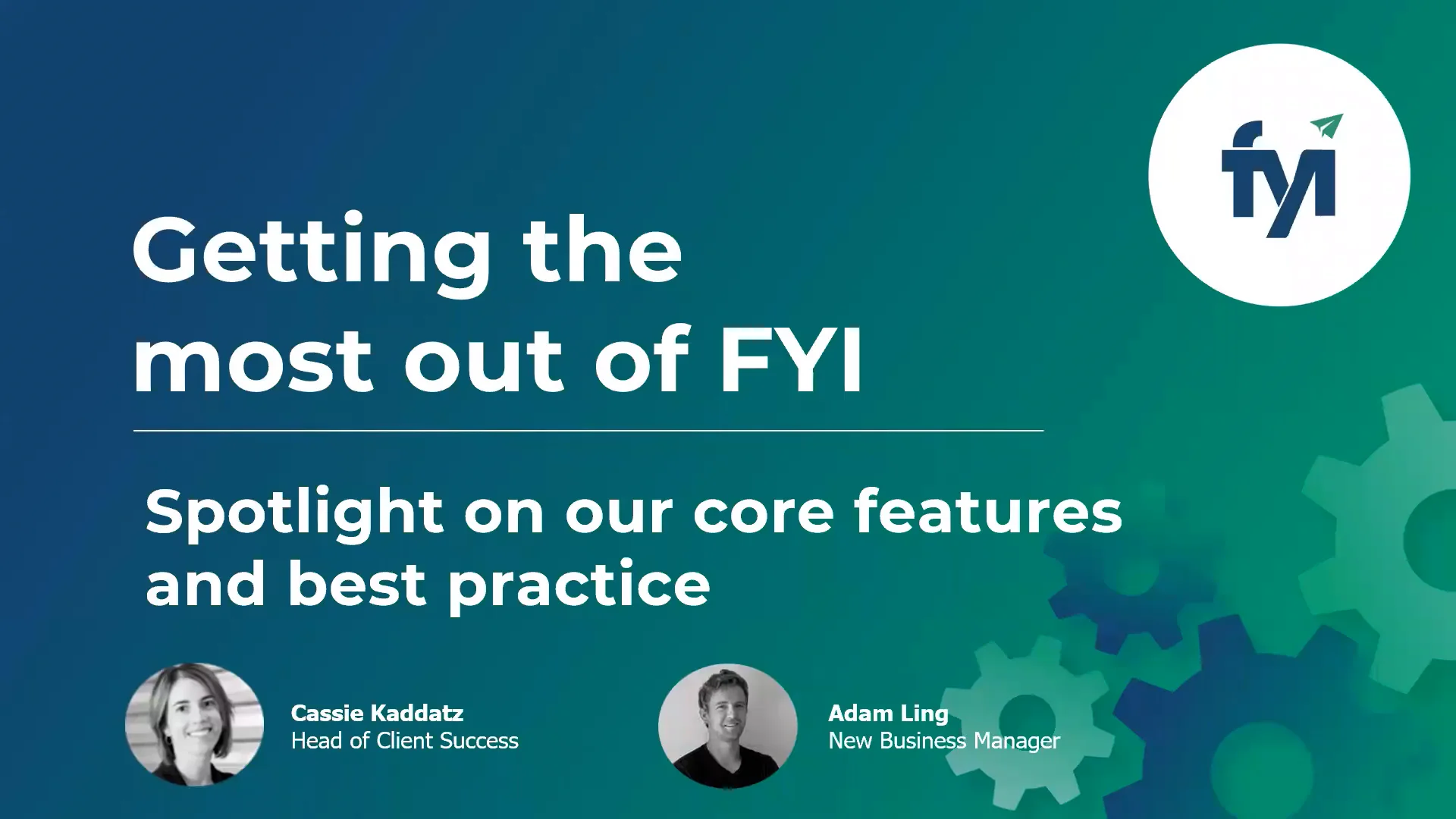Getting the Most Out of FYI Session 3 on Vimeo