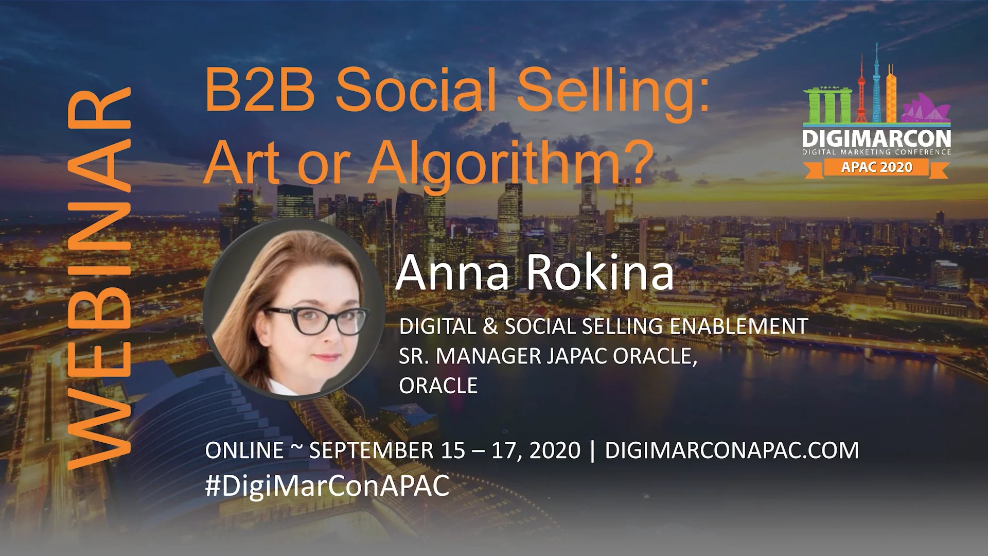 B2B Social Selling: Art or Algorithm? - Anna Rokina, Oracle on Vimeo