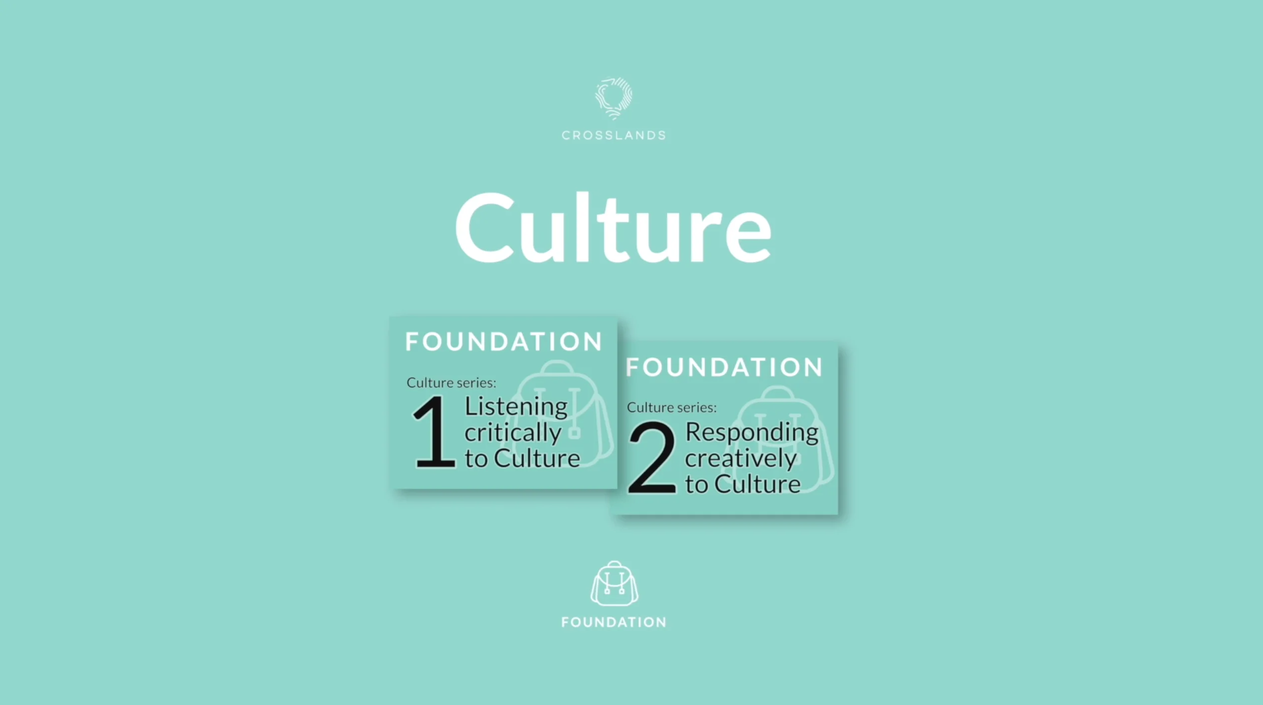 Crosslands Foundation Culture Promo Advert
