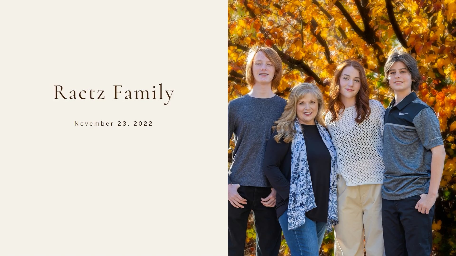 Raetz Family on Vimeo