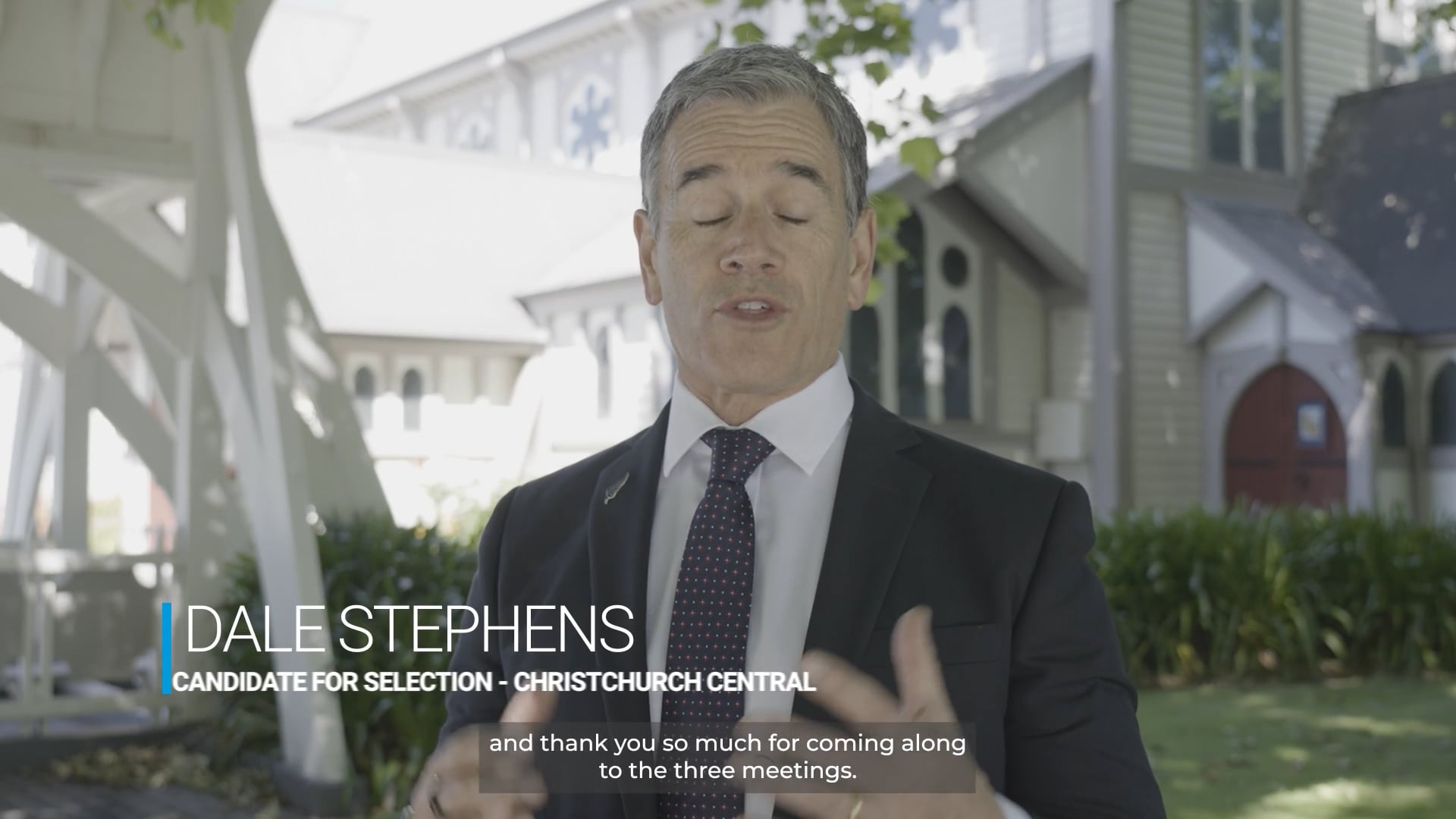 Dale Stephens - Christchurch Central Candidate Meeting 3 on Vimeo