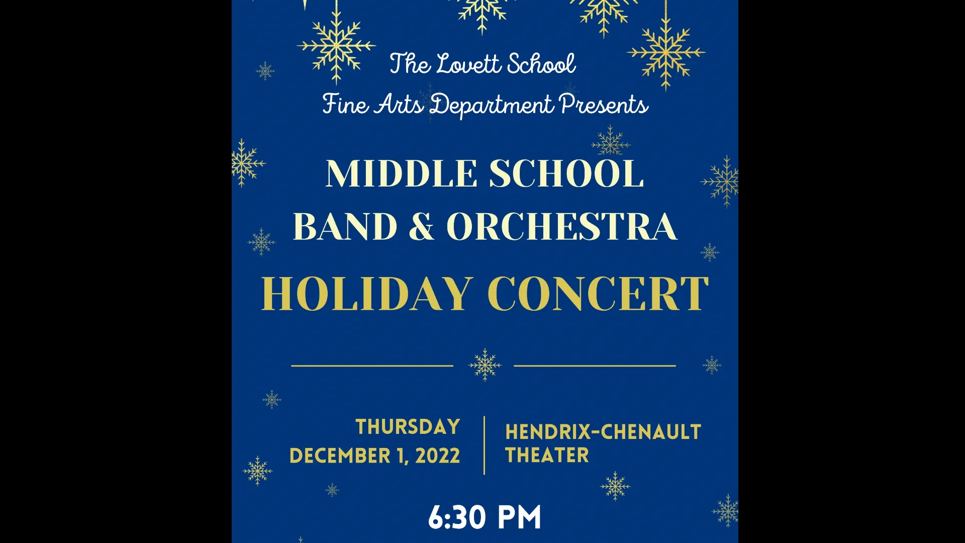 2022 MS Orchestra & Band Holiday Concert