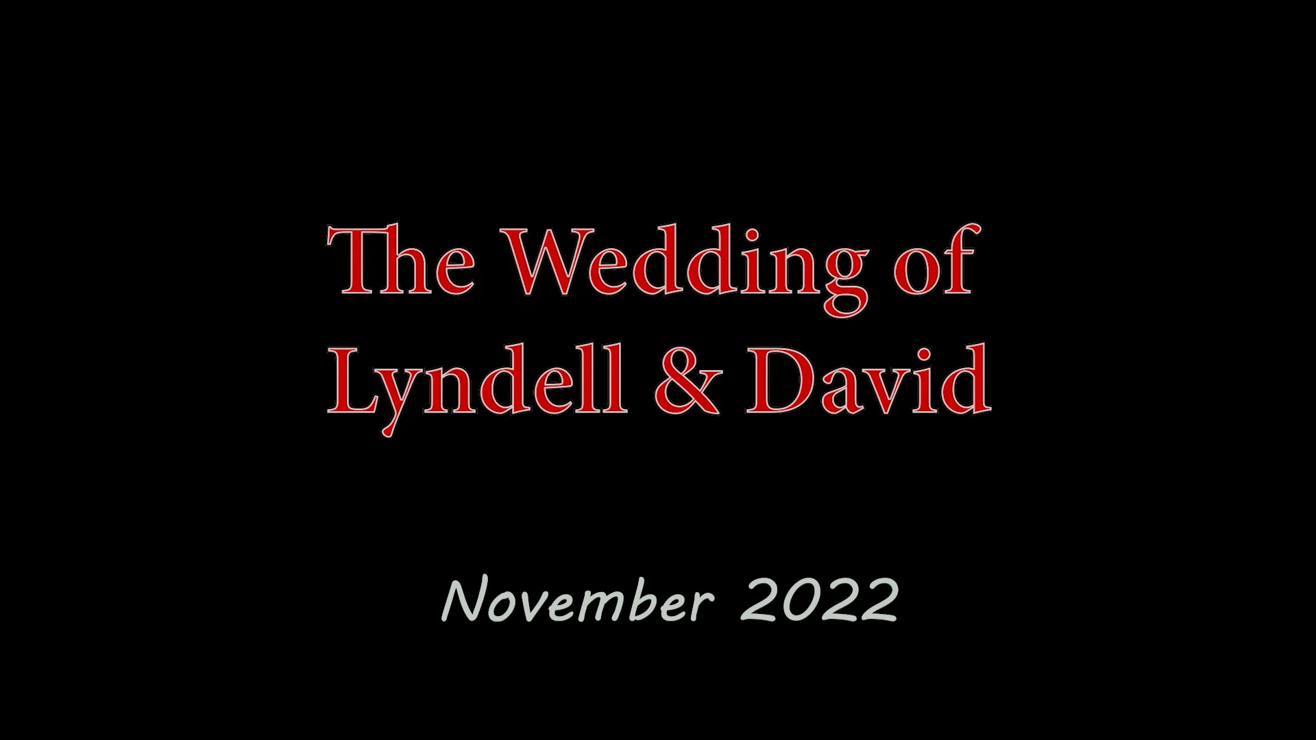 Lyndell & David's Commitment Ceremony .mp4 on Vimeo