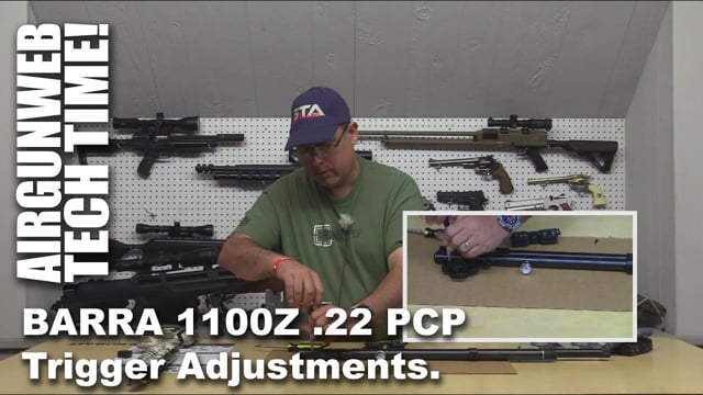 AIRGUNWEB TECH TIME - BARRA 1100Z 22 PCP Trigger Adjustments for ...