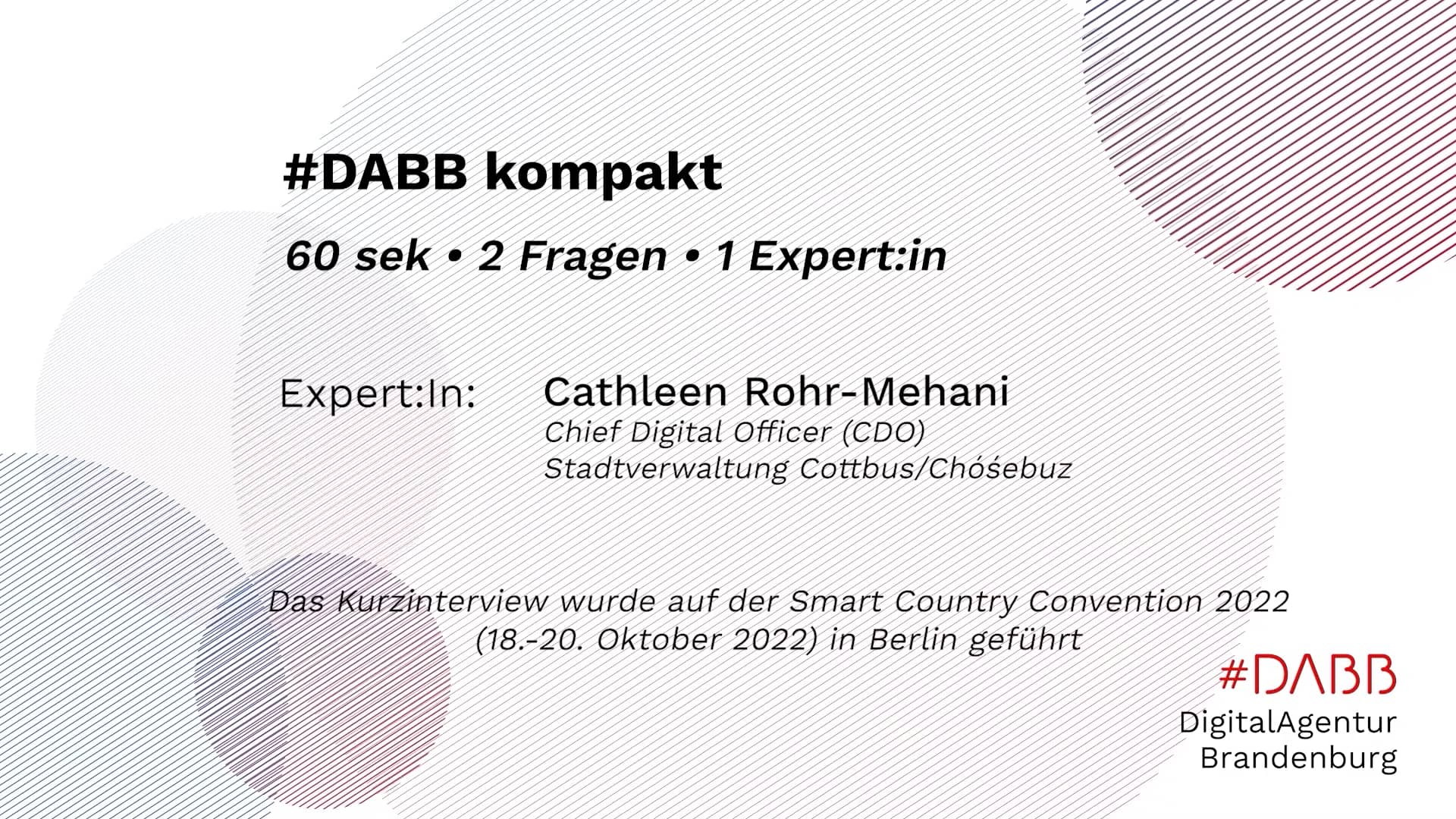 #DABB kompakt mit Cathleen Rohr-Mehani on Vimeo