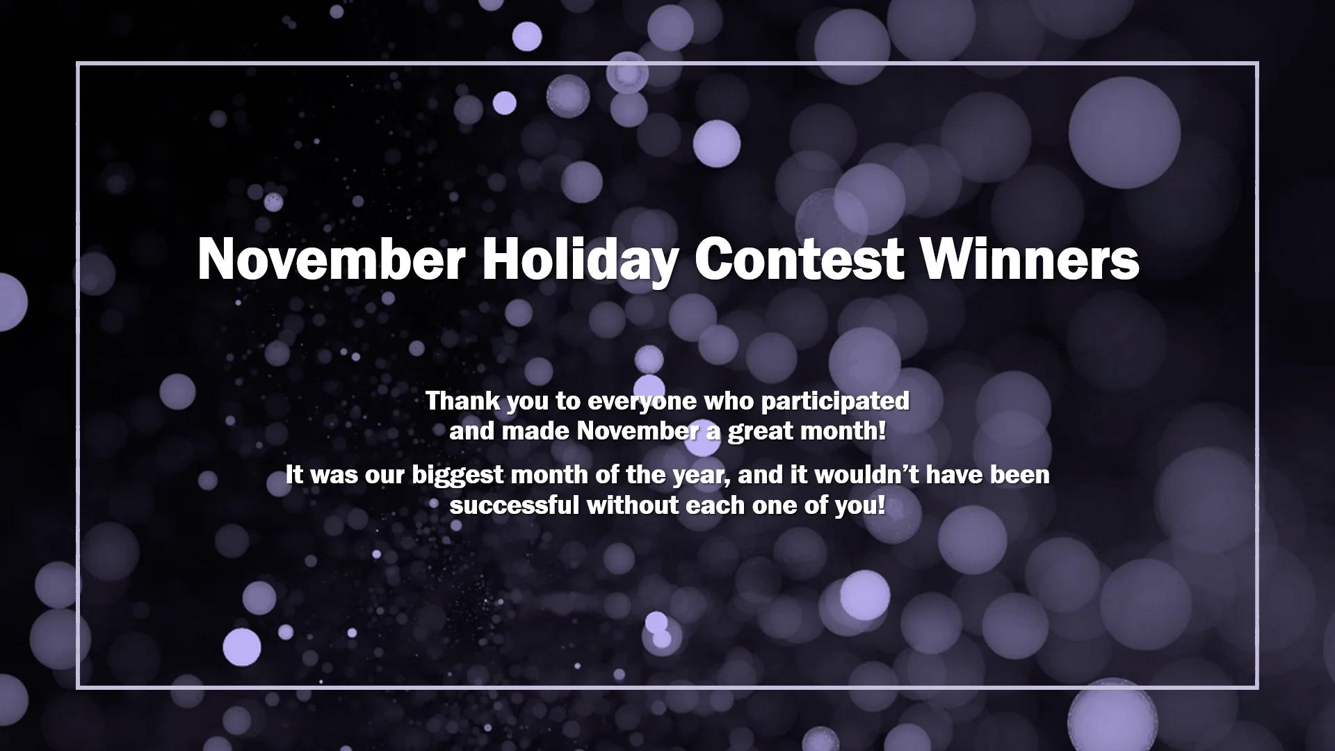 November Holiday Contest Winners.mp4 on Vimeo