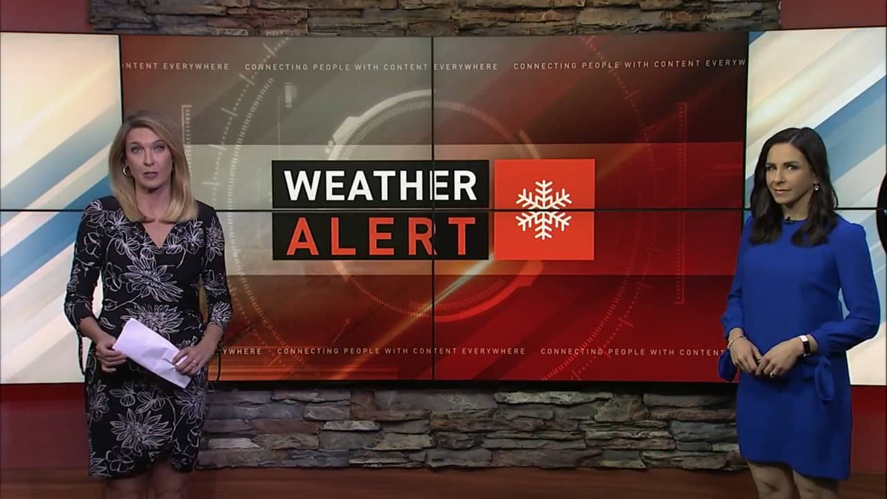 Lara Bryn anchoring weather alert day on Vimeo