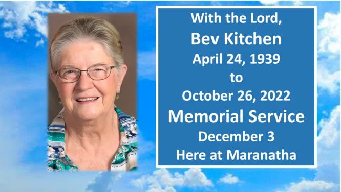 Beverly Kitchen Memorial Service on Vimeo
