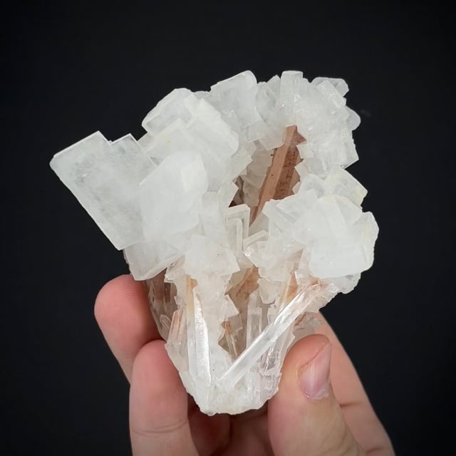 Baryte on Quartz | Jinkouhe Dist., Leshan, Sichuan, China