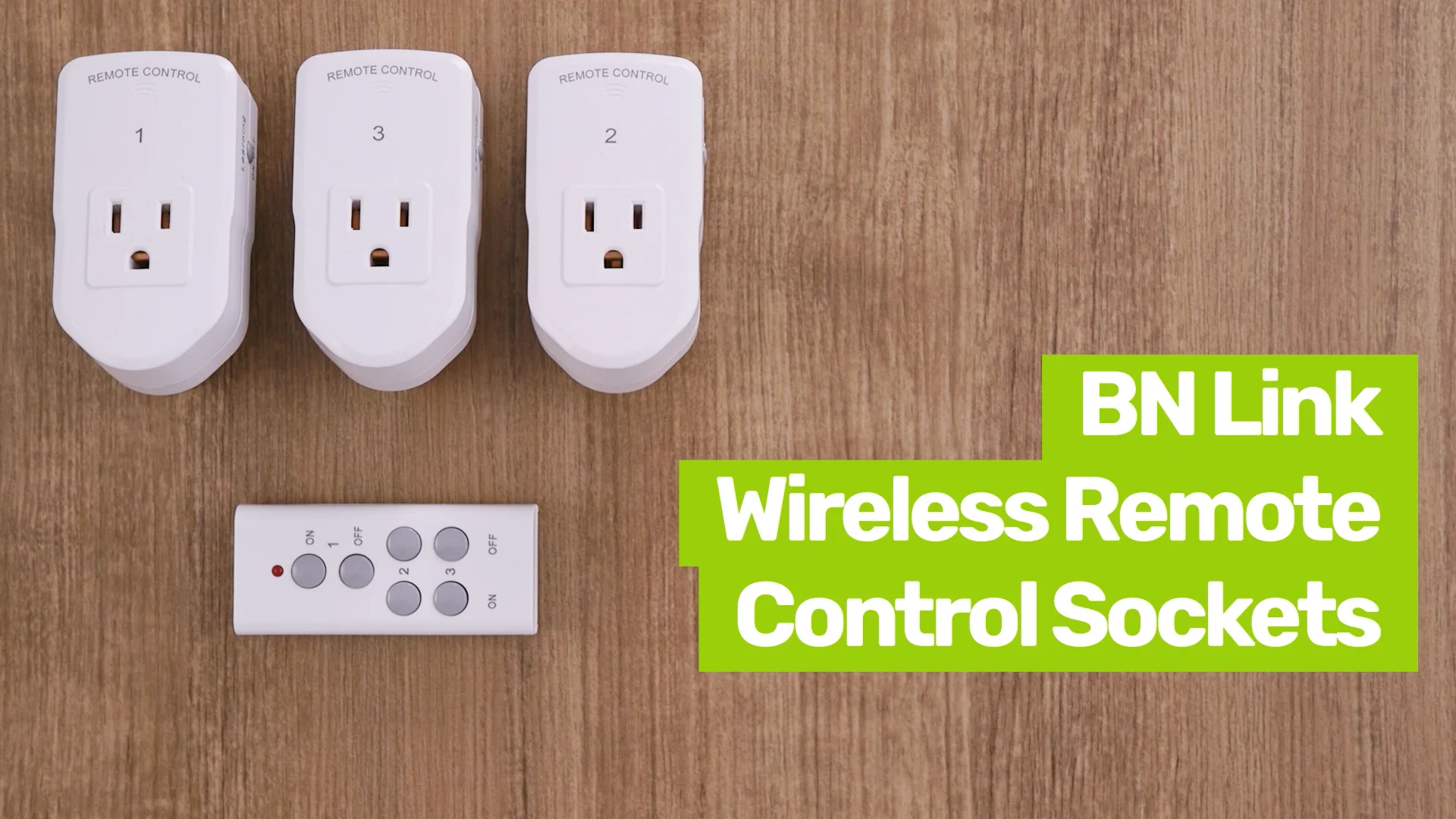 3x Remote Control Sockets on Vimeo