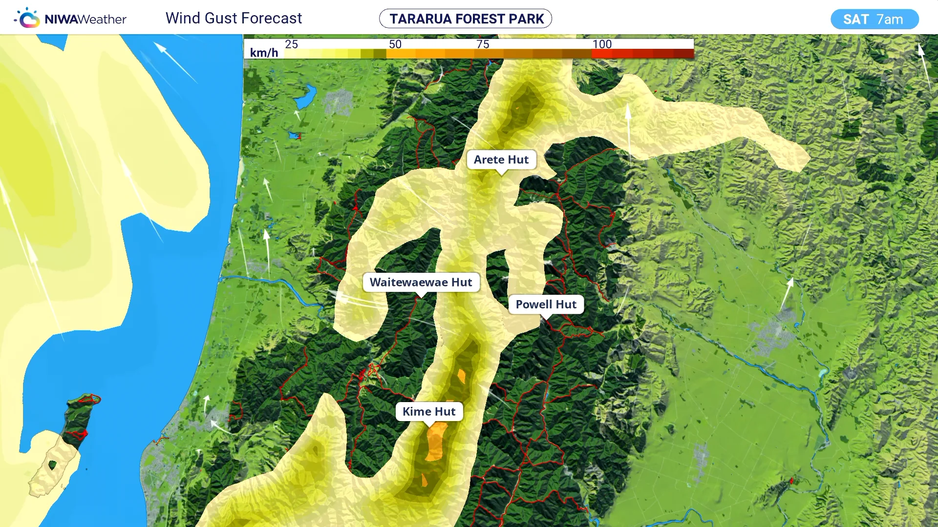 Tararua Forest Park Weather Outlook on Vimeo