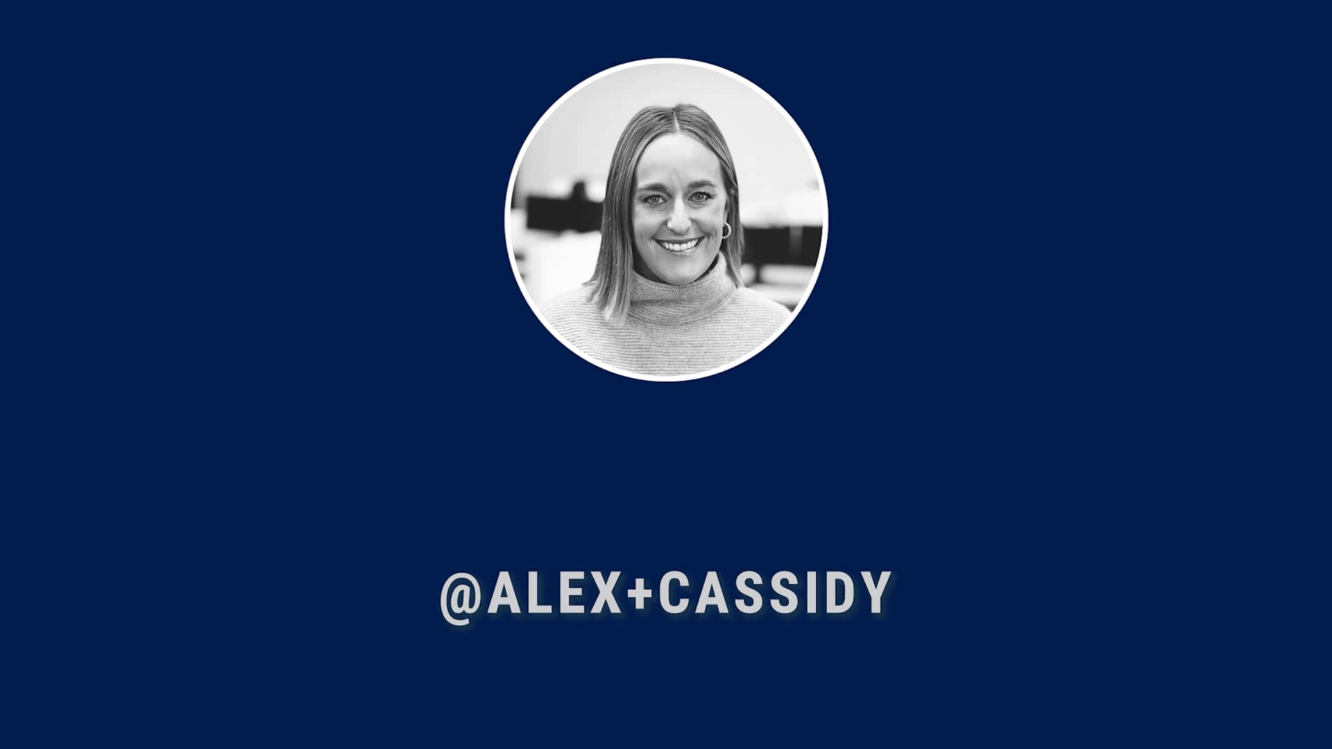 Get to Know_Alex Cassidy on Vimeo