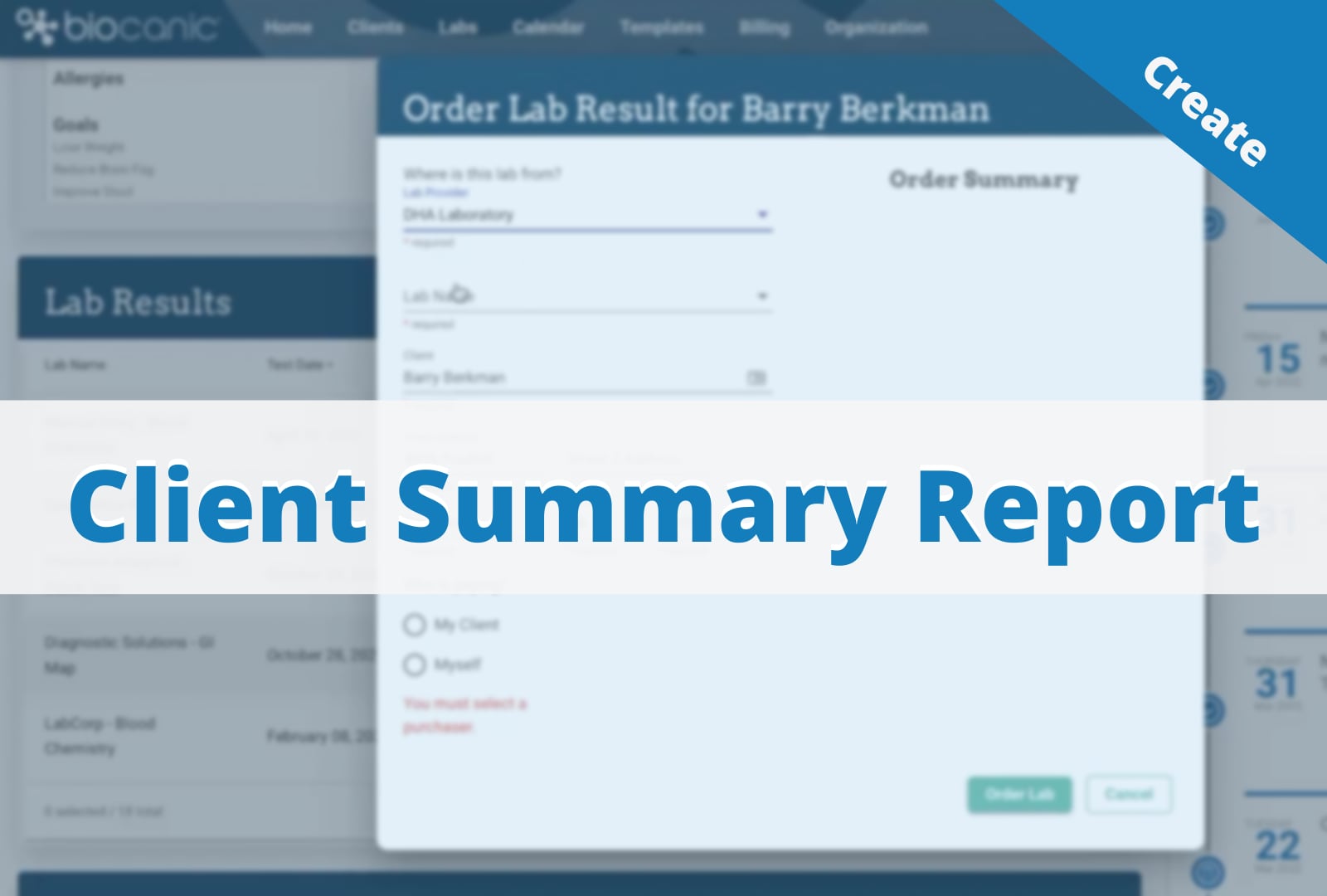 Practitioner - Create Client Summary Report on Vimeo