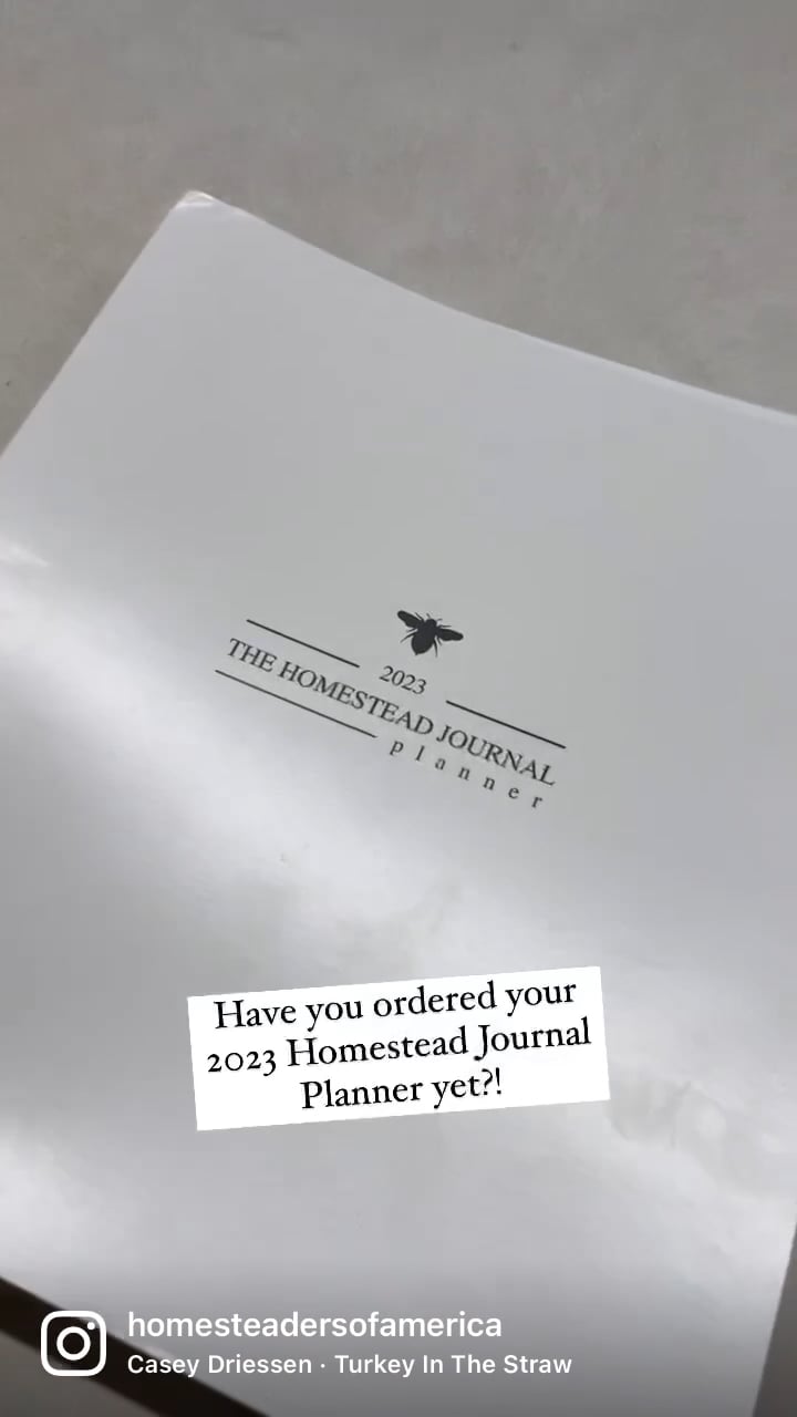 2023 The Homestead Journal Planner on Vimeo
