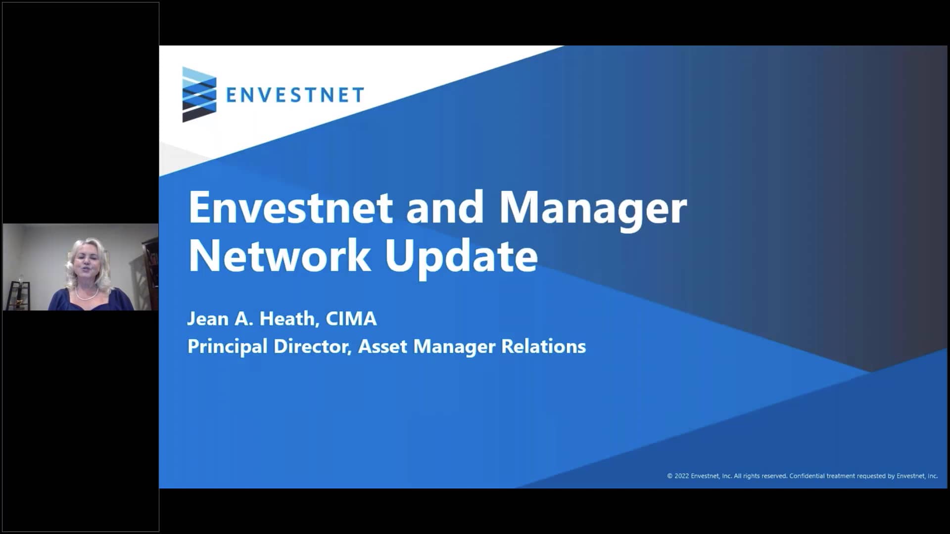 Envestnet Asset Manager Network Virtual Forum on Vimeo