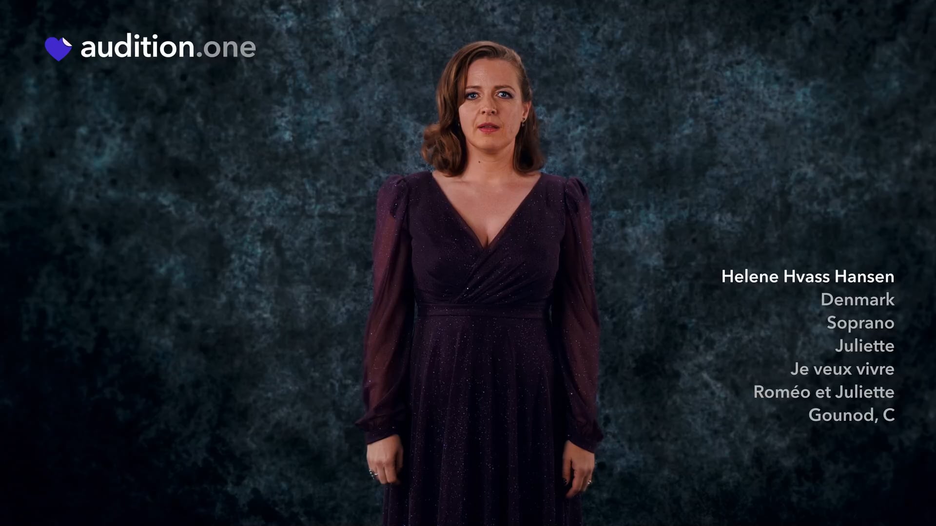 Helene Hvass Hansen, Soprano, Je veux vivre, Roméo et Juliette, Gounod ...