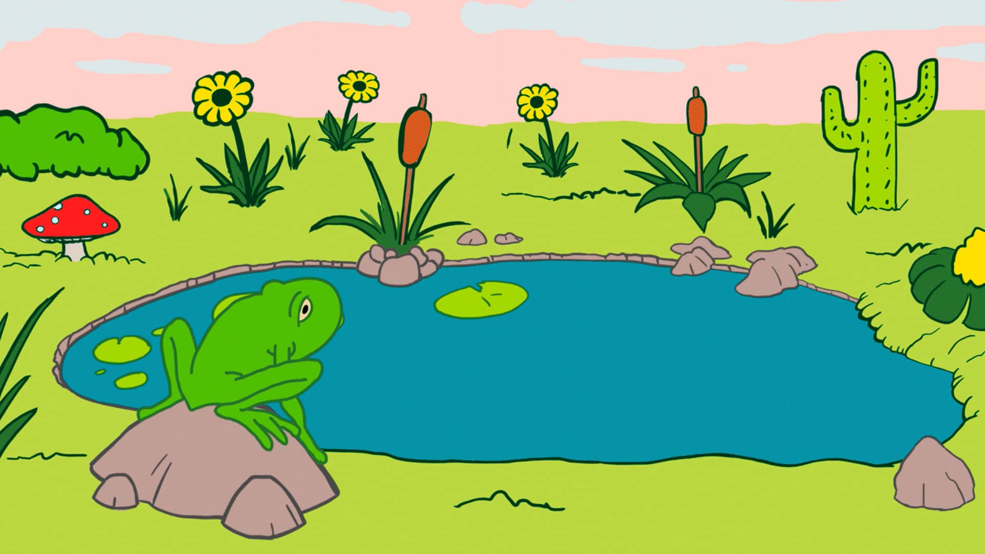 Frog splash animation on Vimeo