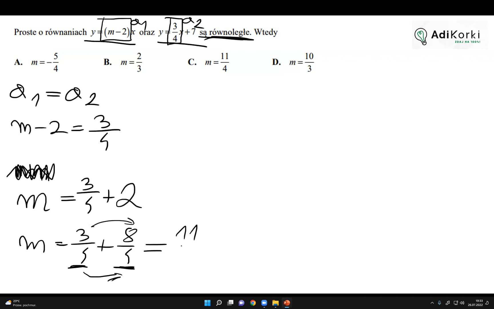 Proste równoległe i prostopadłe 5 on Vimeo