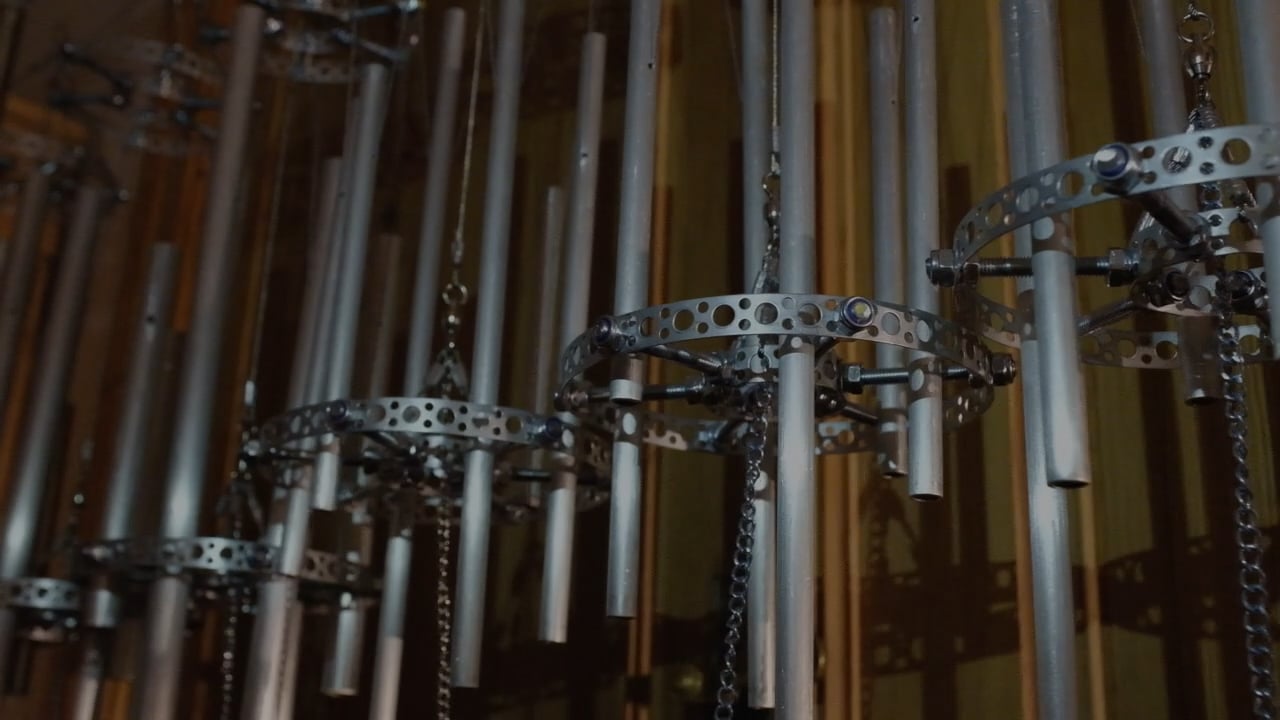 Silver Ripples (2022) - First version of the 6 hand-made wind chimes on ...