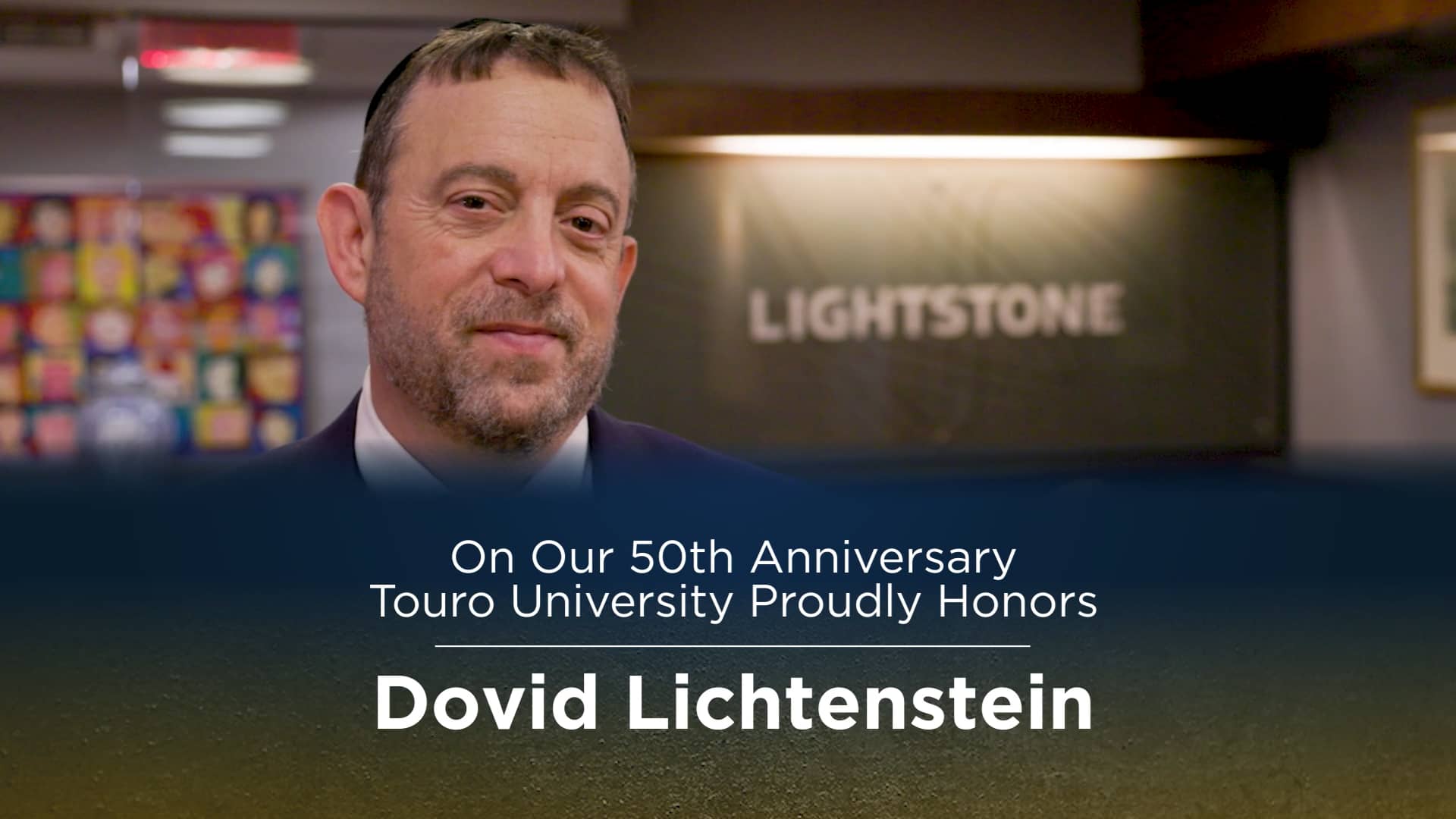 50th Gala - Honoring Dovid Lichtenstein on Vimeo