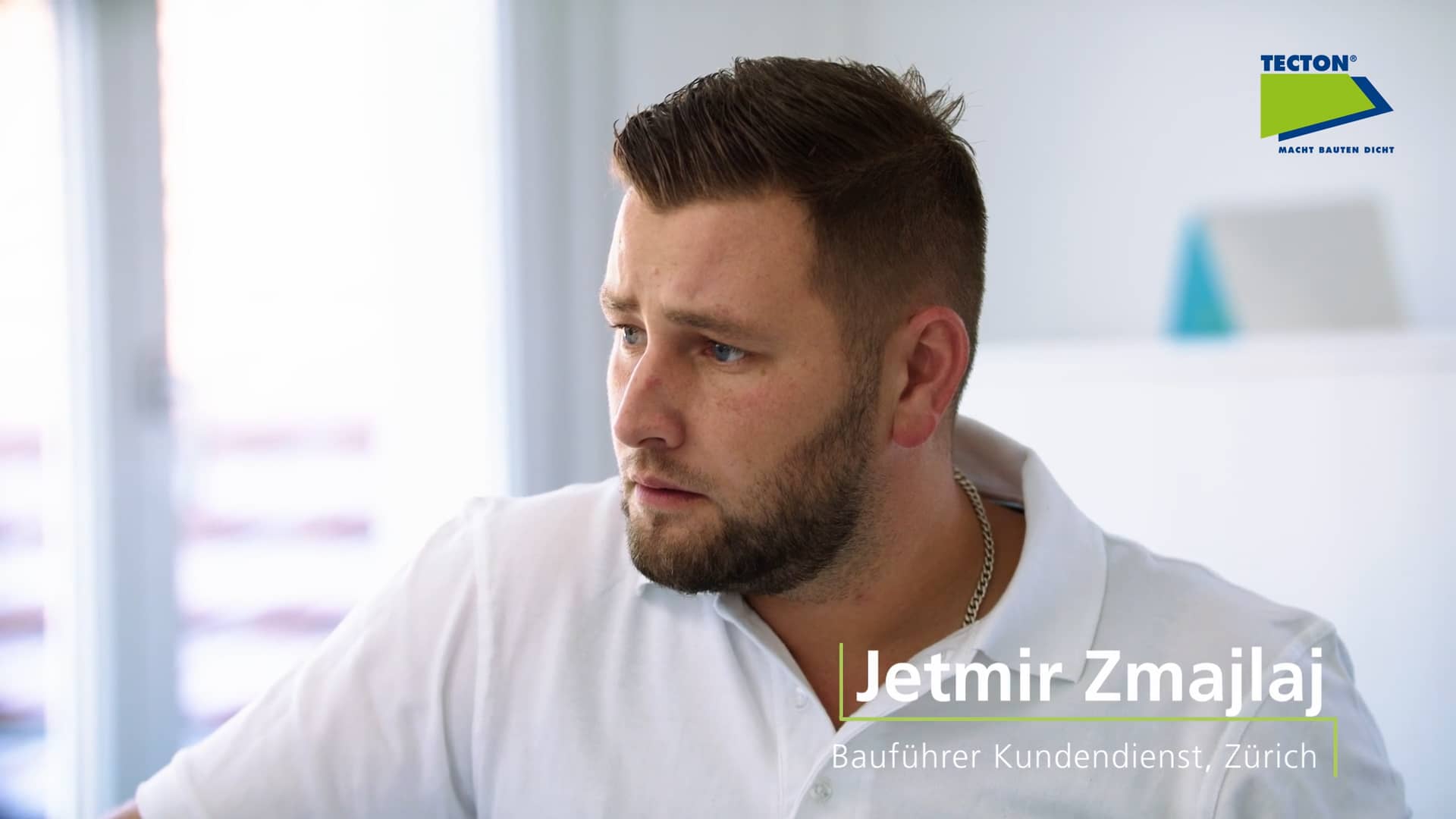 Menschen bei TECTON! Folge 015: Jetmir Zmajlaj, Bauführer Kundendienst ...