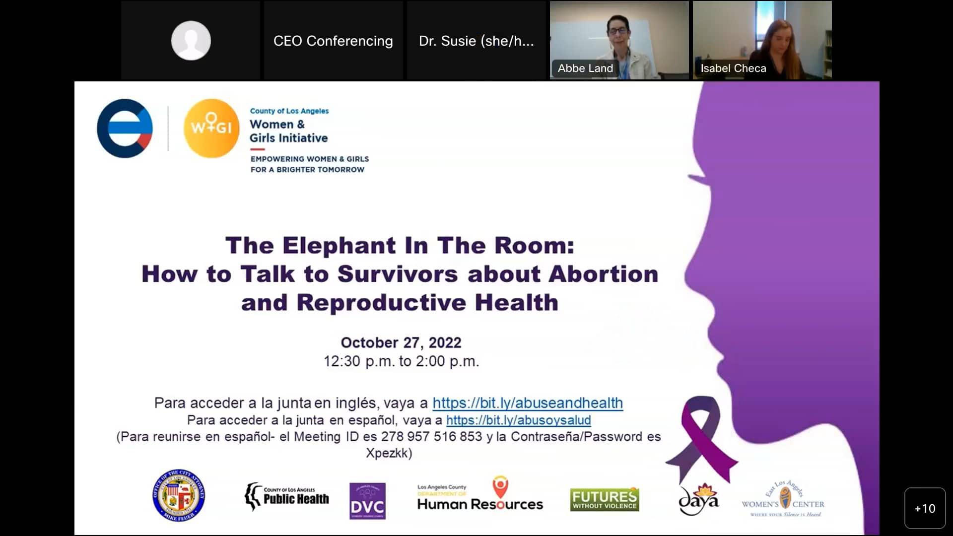 Statewide Reproductive Coercion Panel on Vimeo