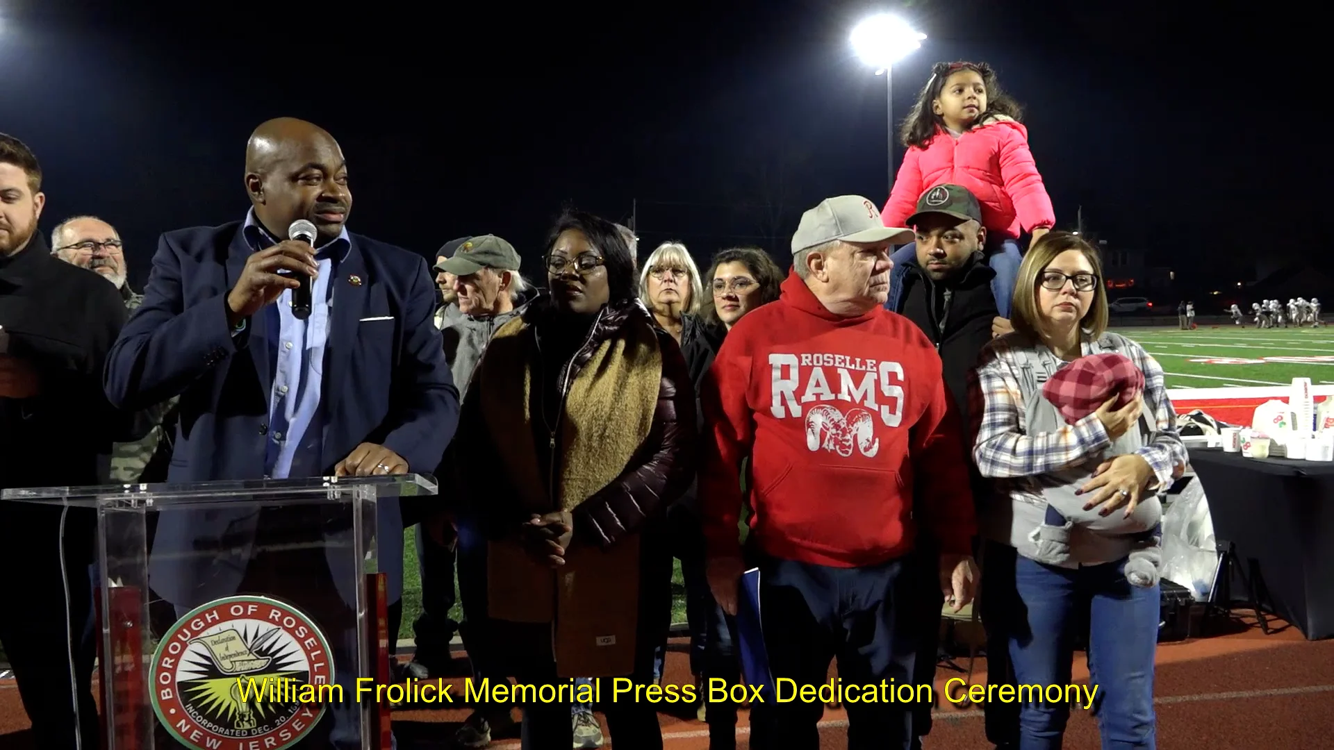 11/25/2022 - William Frolich Press Box Dedication on Vimeo