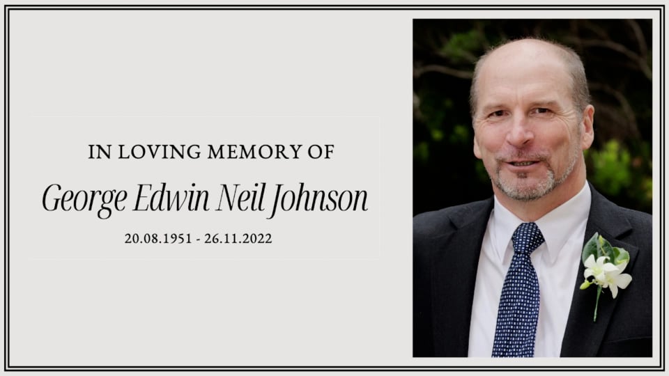 George Edwin Neil Johnson - Funeral Service
