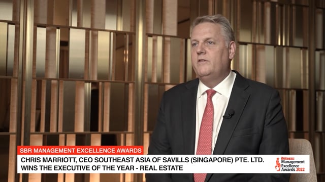 SBR Management Excellence Awards 2022 Winner: Savills (Singapore) Pte. Ltd