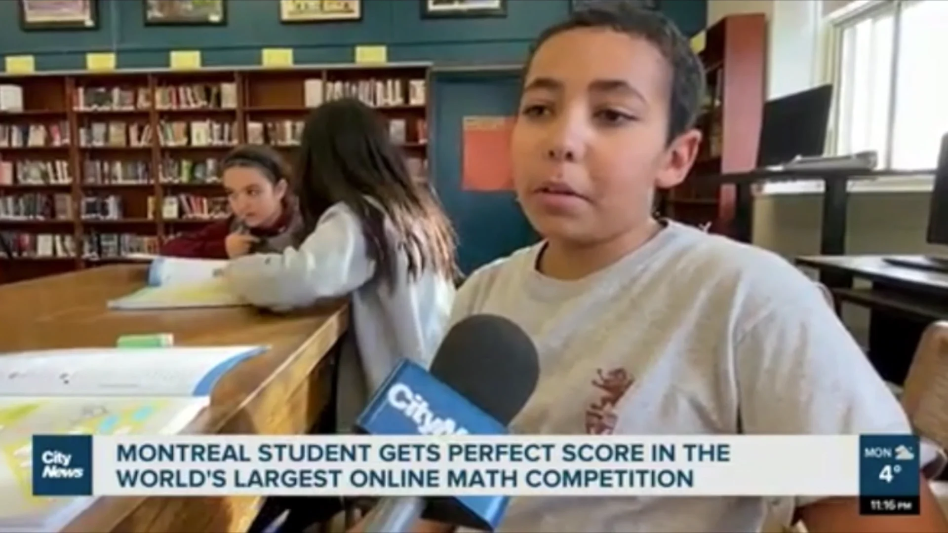 'I love math': Montreal students get perfect scores in online competitions (City News) on Vimeo