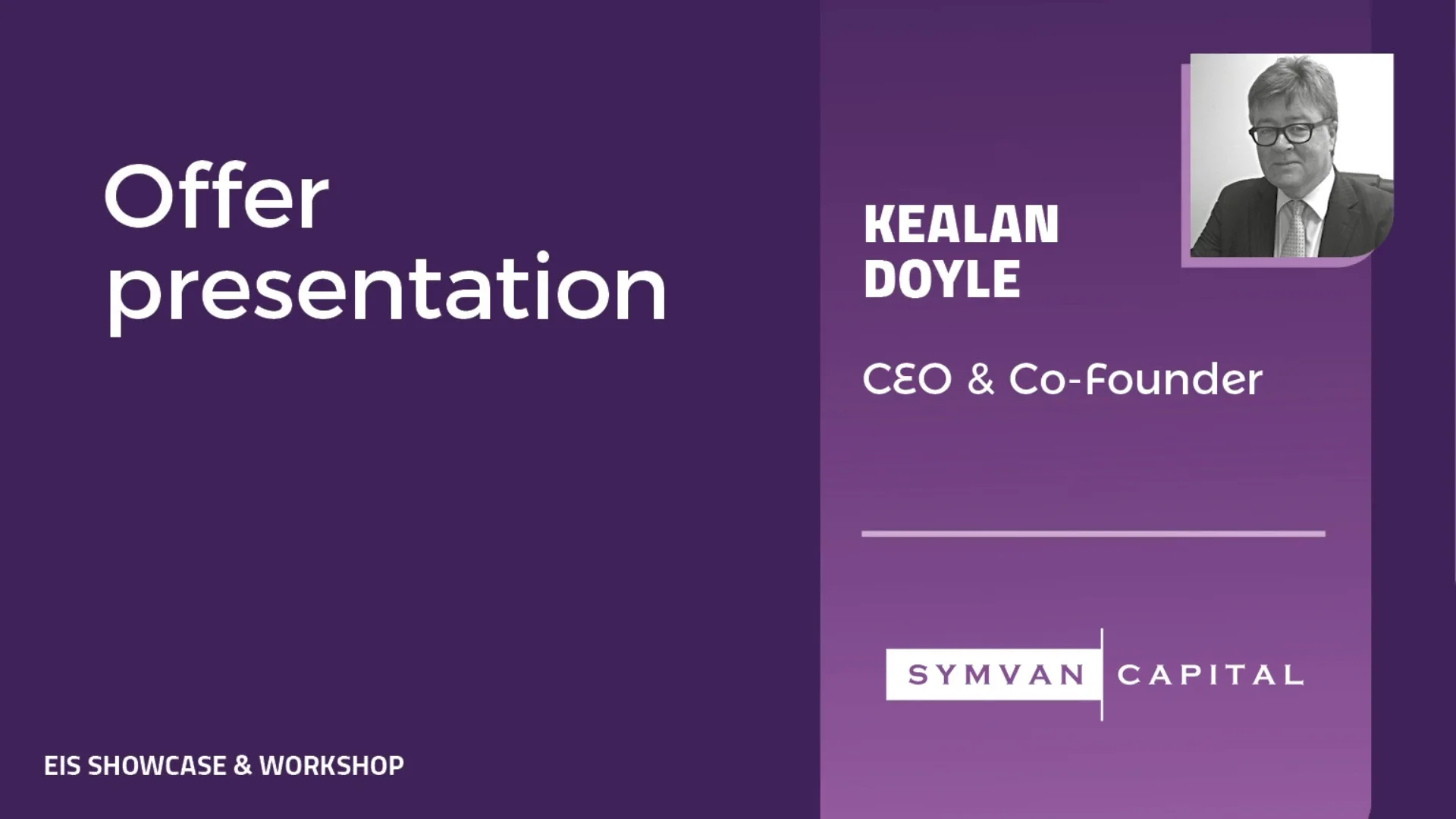 Symvan Capital - Kealan Doyle on Vimeo