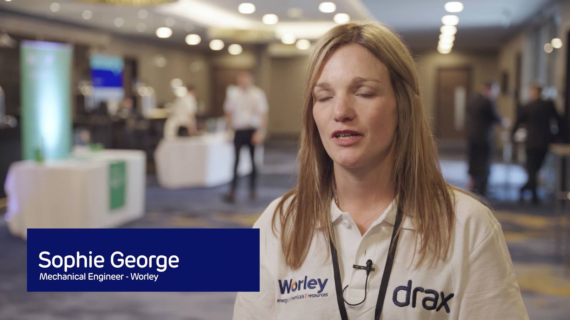 Drax Supplier Engagement event 2022 [Sophie George interview] on Vimeo