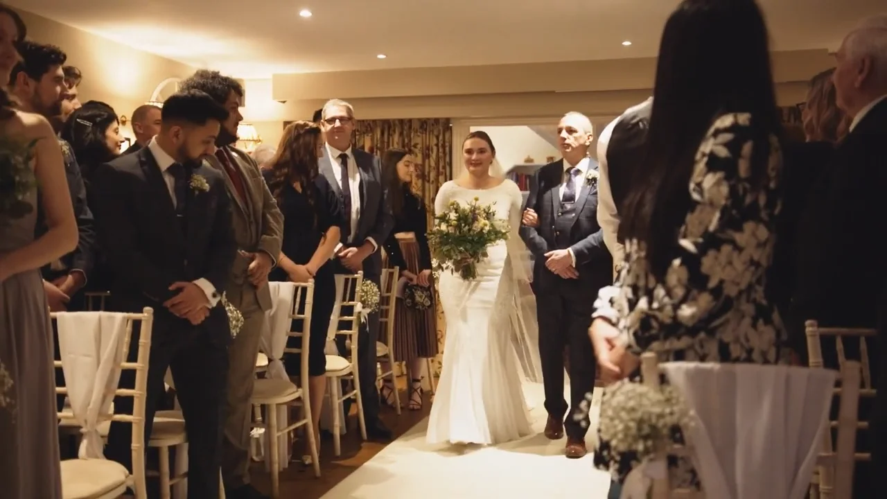 Winter Wedding at Holdsworth House Hotel, Halifax T: 01422 240024 on Vimeo