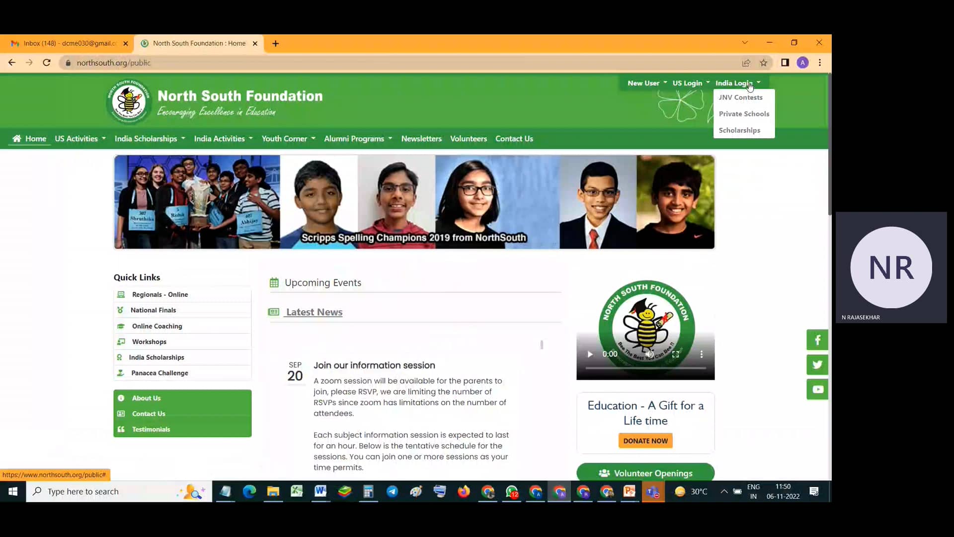 How To Apply For North South Foundation Scholarship On Vimeo
